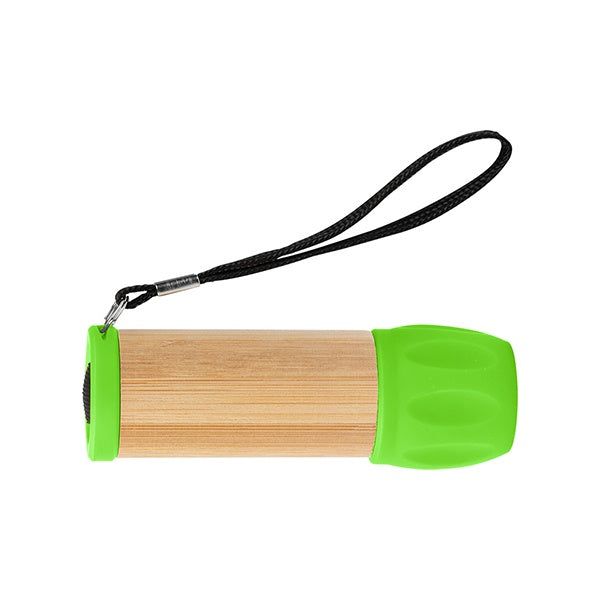 Custom Bamboo Flashlight (Q840822) - Flashlights with Logo | Quality Imprint Promotional Products