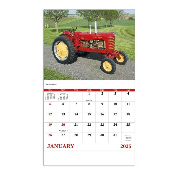 Custom Classic Tractor - Stapled Calendar (Q125722) - Wall Calendars ...