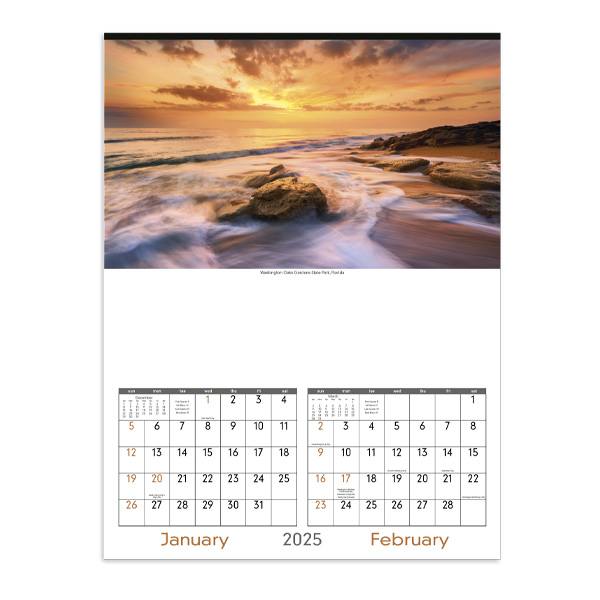 Custom Scenes of America Calendar (Q145722) - Wall Calendars with Logo ...