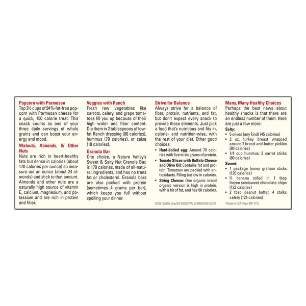 Custom Snack Happy & Healthy Pocket Pamphlet (Q193222) - Pocket Guides ...