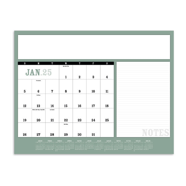 Custom Notes Desk Pad Calendar (Q255722) - Calendars with Logo ...
