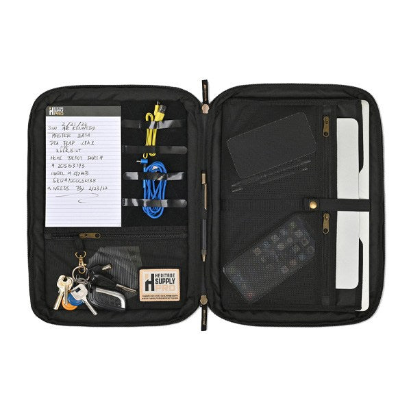 Custom Heritage Supply Pro Padfolio & Construction Pen Set - Black ...