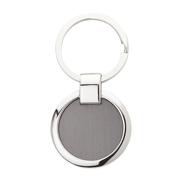 Custom Aluminum Round Keyring with Split Ring (Q284311) - Key Rings ...