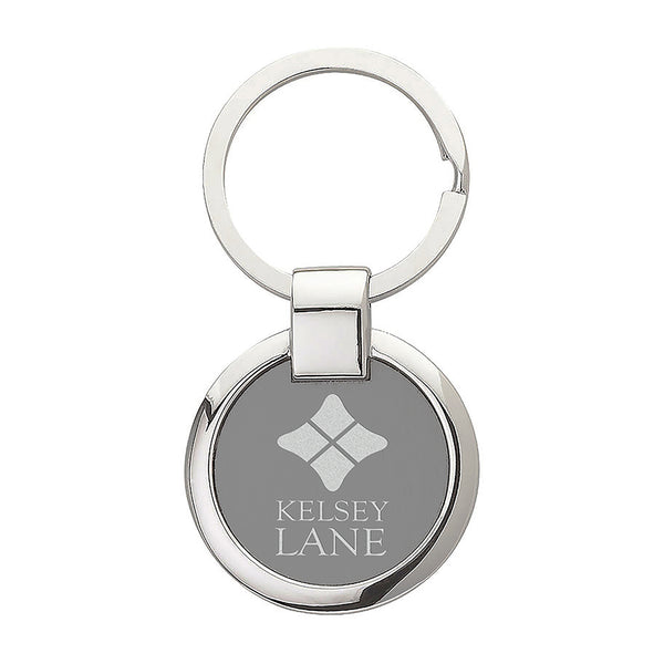 Custom Aluminum Round Keyring with Split Ring (Q284311) - Key Rings ...