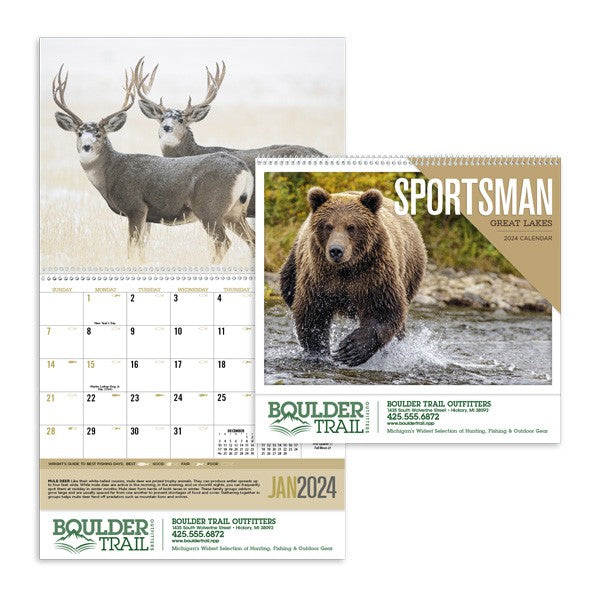 Custom Great Lakes Sportsman Calendar (Q364722) - Wall Calendars with ...