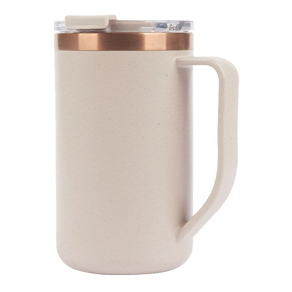 Custom 15 Oz. Perka® Guji Recycled Steel and Coffee Grounds Mug ...