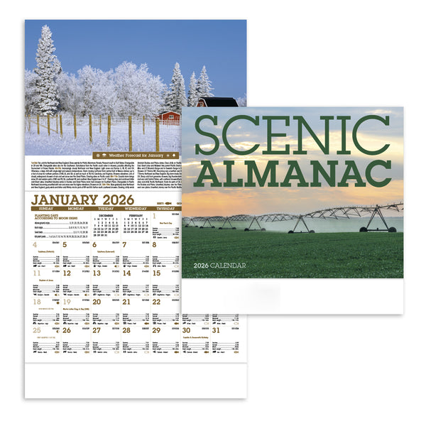 Custom Scenic Almanac Calendar (Q404722) - Wall Calendars with Logo ...