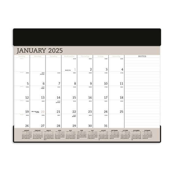 Custom Vinyl Desk Pad Calendar (Q424722) - Desk Calendars with Logo ...