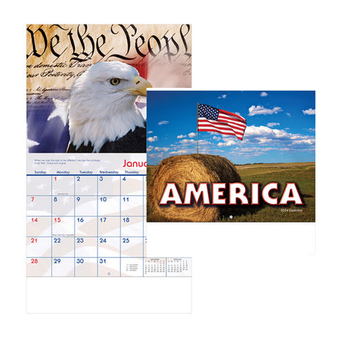 Custom America! Wall Calendars - Stapled (Q432011) - Wall Calendars ...