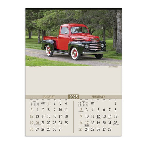 Custom Antique Trucks Calendar (Q465722) - Wall Calendars with Logo ...