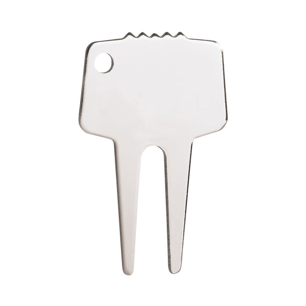 Custom Silver-Tone Divot Repair Tool (Q490122) - Made In USA with Logo ...
