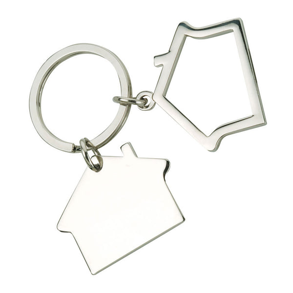 Custom House Shape Key Chain (Q533311) - Key Chains with Logo | Quality ...