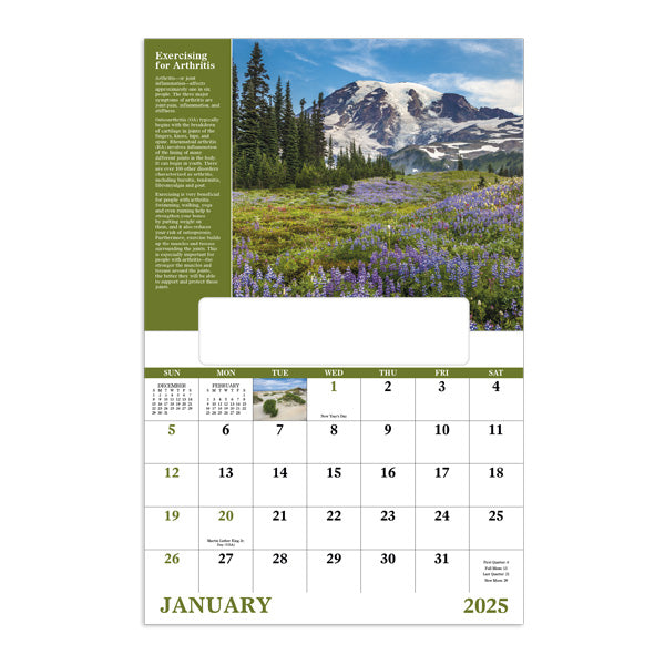 Custom Healthy Living - Window Calendar (Q574722) - Wall Calendars with ...