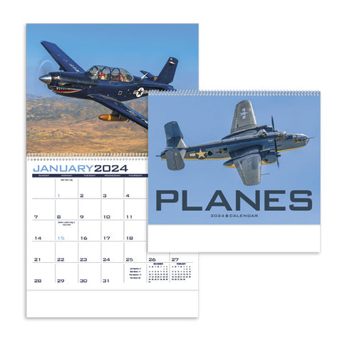 Planes Calendar - Calendars with Logo - Q625722 QI