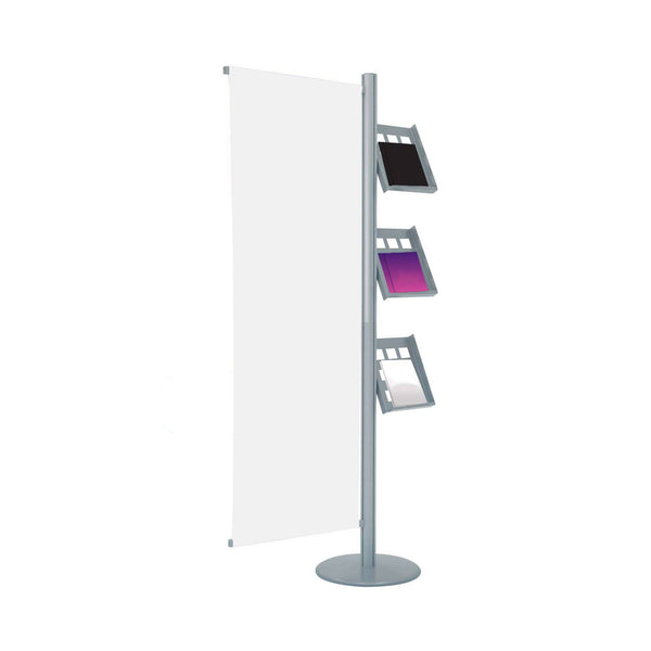 Custom Flex Banner Display Single-Banner with Lit Rack Kit (Q644222 ...
