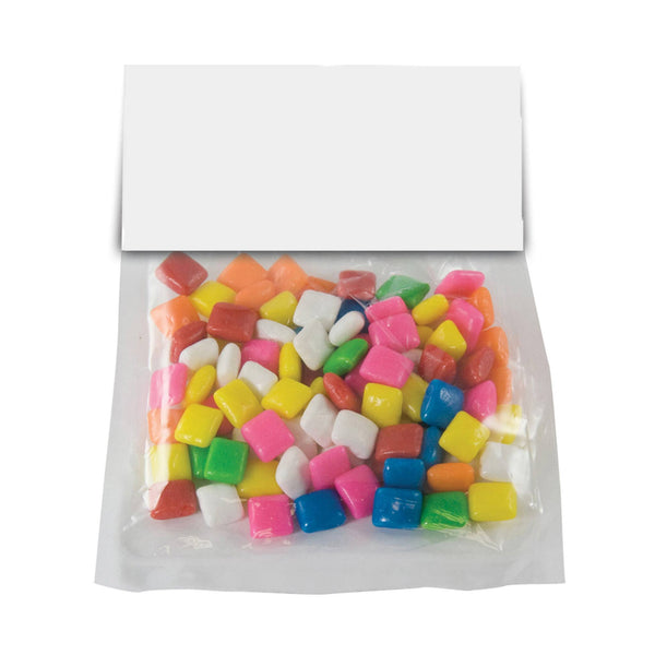 Custom Candy Bag With Header Card Chicles Gum (Large) (Q681122) - Made ...