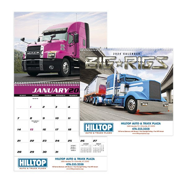 Custom Big Rigs Calendar (Q685722) - Wall Calendars with Logo | Quality ...