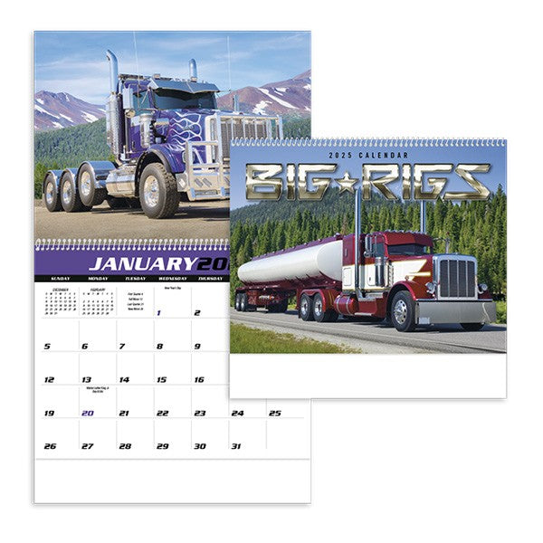 Custom Big Rigs Calendar (Q685722) - Wall Calendars with Logo | Quality ...