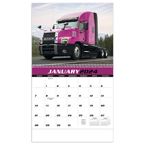 Custom Big Rigs Calendar (Q685722) - Wall Calendars with Logo | Quality ...