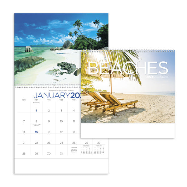 Beaches Calendar - Calendars with Logo - Q725722 QI