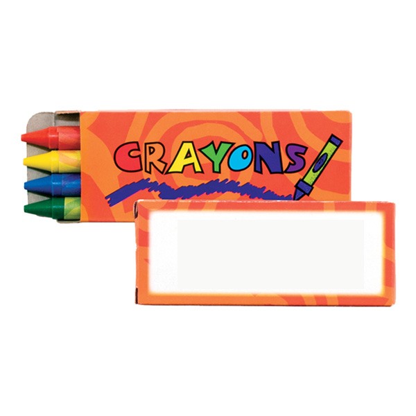 Custom 4Pk Crayons (Q727822) - Crayons with Logo | Quality Imprint ...