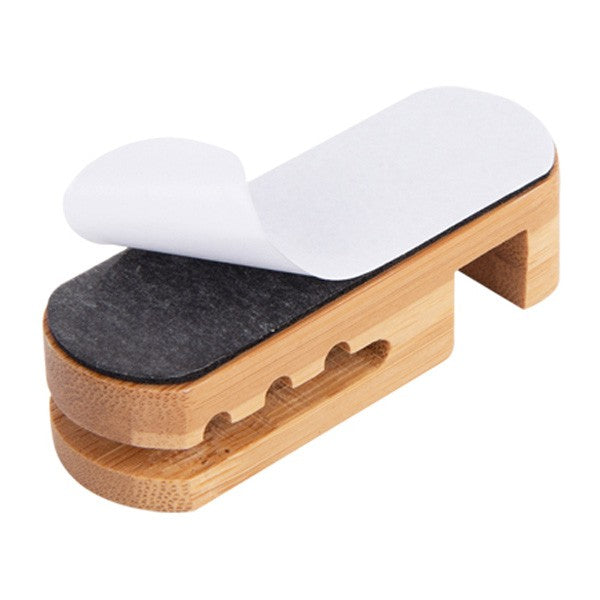 Custom Bamboo Desktop Cable Organizer (Q730822) - Cord Organizers with ...