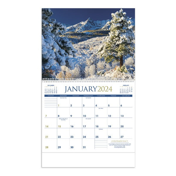 Custom Colorado Calendar (Q745722) - Wall Calendars with Logo | Quality ...