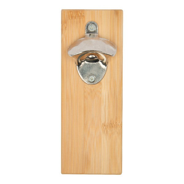 Custom Bamboo Wall Mounted Bottle Opener (Q941922) - Bottle Openers ...