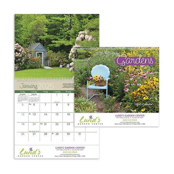 Custom Gardens Calendar (Q994722) - Wall Calendars with Logo | Quality ...