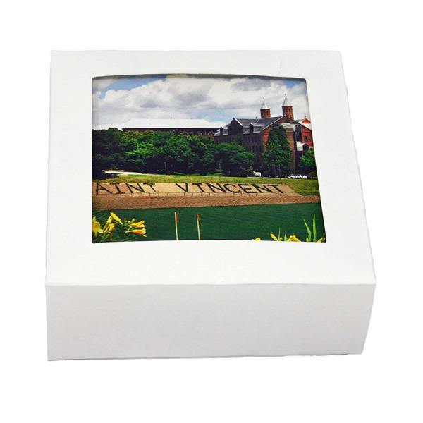 Custom 4 Pc. Round Coaster Set With Stand (Q139622) - Coasters with ...