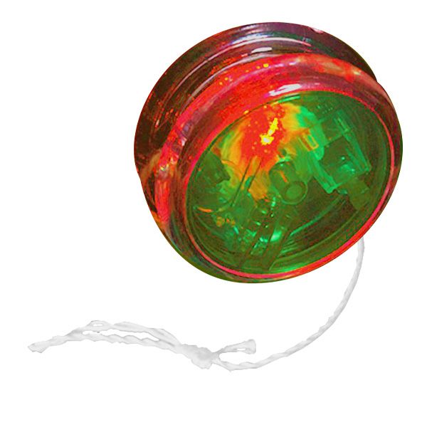 Custom 2" Green with Red LED Yo-Yos (Q139911) - Yo-Yos with Logo ...