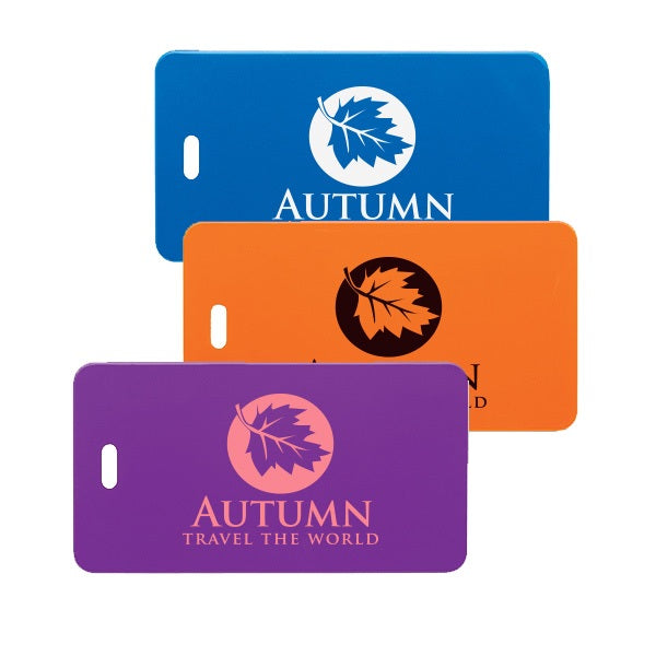 Custom Two-ColorLuggage Tag (Q145311) - Luggage Tags with Logo ...