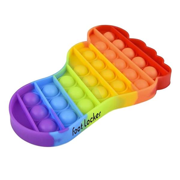 Custom Foot Bubble Popper (Q145322) - Push Pop Bubble Toys with Logo ...