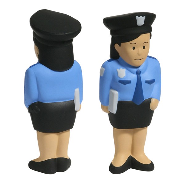 Custom Police Woman Stress Reliever (Q183111) - Stress Balls with Logo ...