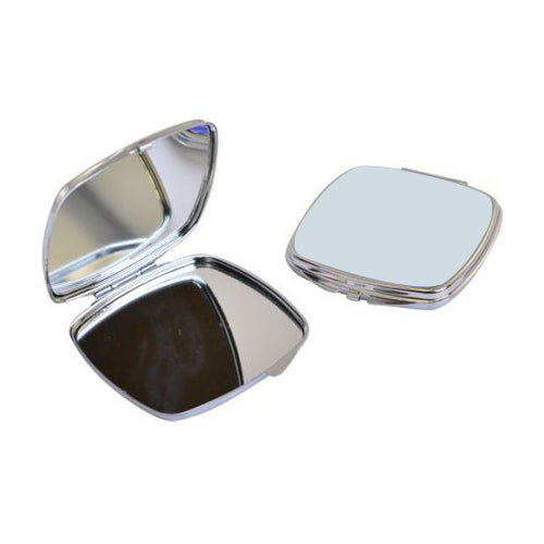 Custom Full Color Square Metal Compact Mirrors (Q252511) - Mirrors with ...