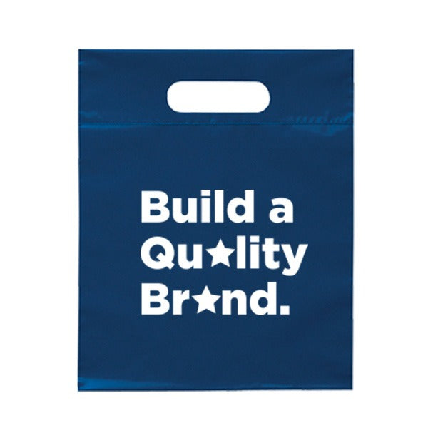 Custom Die Cut Handle Bag (9.5" x 12") (Q313776) - Plastic Bags with ...