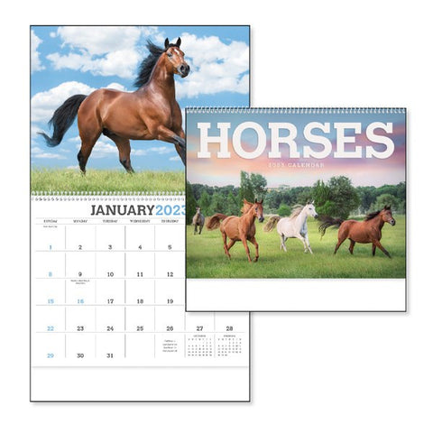 Custom Horses Calendar (Q365722) - Wall Calendars with Logo | Quality ...