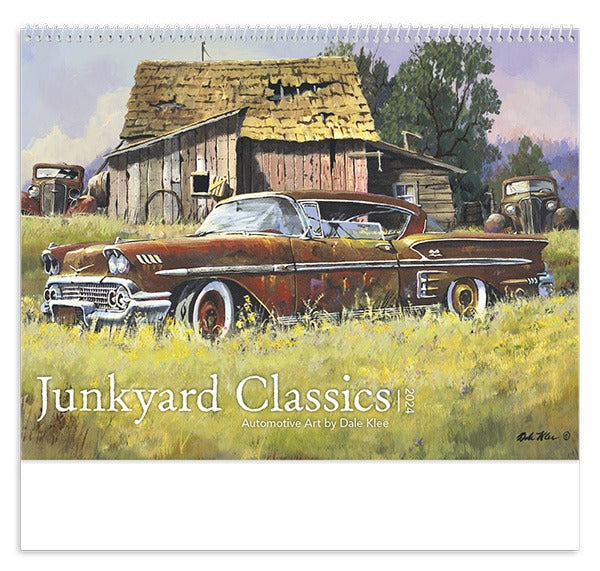 Custom Junkyard Classics Calendar By Dale Klee (Q375722) - Wall ...