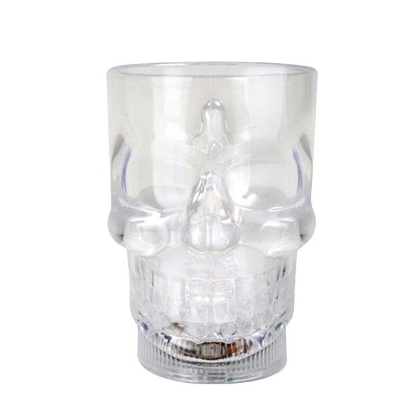 Custom 20 Oz. Flashing Led Big Skull Plastic Mugs (Q382811) - Mugs with ...