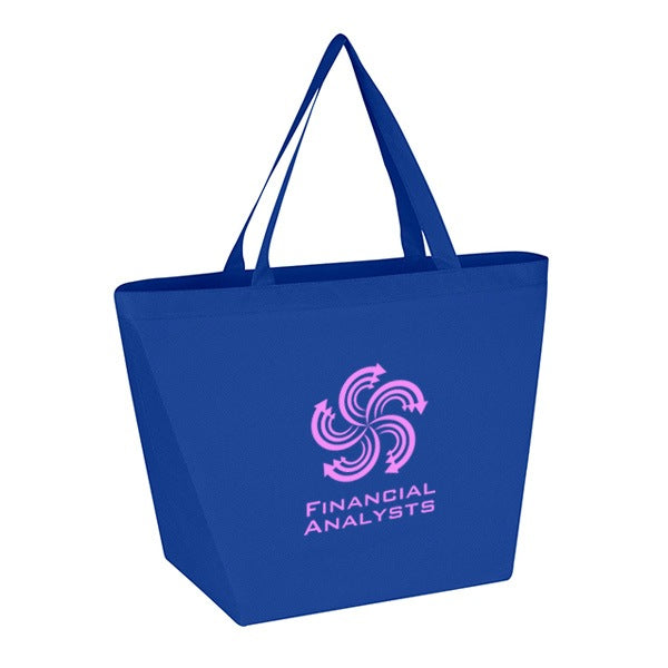 Custom Polypropylene Non-Woven Budget Shopper Tote Bags (Q468311) - Eco ...