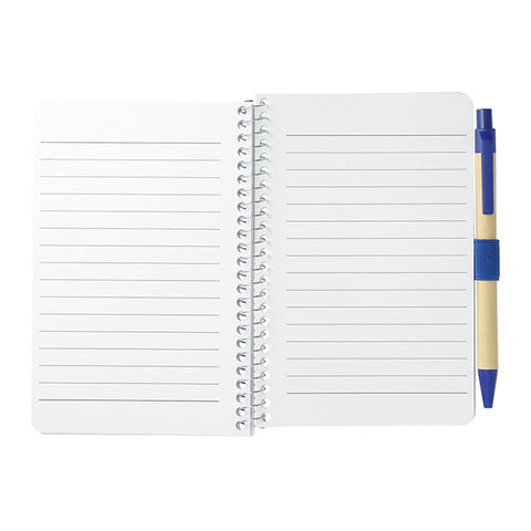 Custom 4 x 6 Inch FSC® Mix Pocket Spiral Notebook With Pen (Q525622 ...