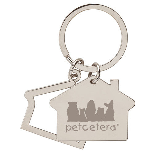 Custom House Shape Key Chain (Q533311) - Key Chains with Logo | Quality ...