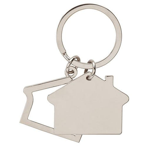 Custom House Shape Key Chain (Q533311) - Key Chains with Logo | Quality ...