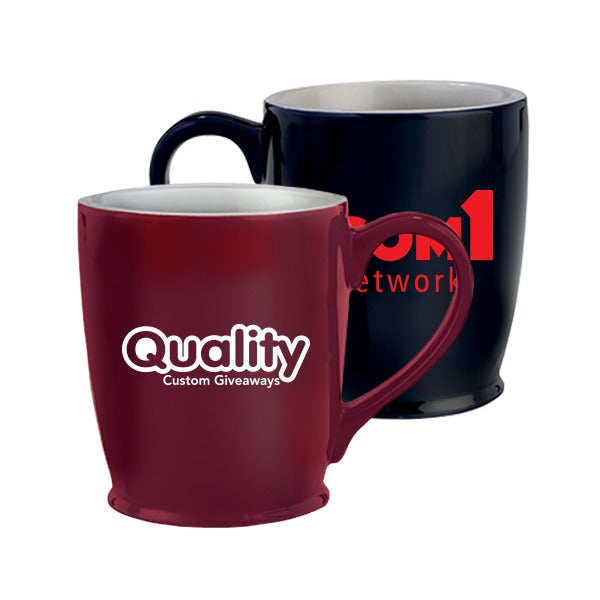Custom Stylish Café Mug (16 oz.) (Q557311) - Ceramic Coffee Mugs with ...