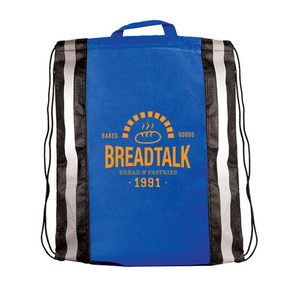 Custom Non-Woven Reflective Drawstring Backpack (Q565365) - Rush Bags ...