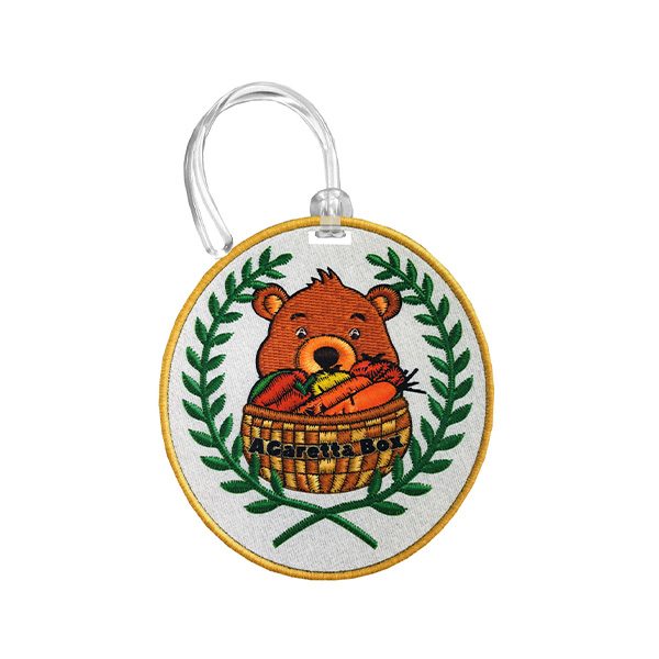 Custom 3.5 Inch 1 Sided 4CP Dye Sub Custom Econo Bag Tag (Q576111 ...