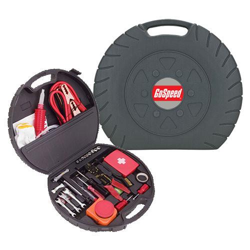 Custom Tire-Shaped Auto Emergency Kit (Q583311) - Car Emergency Kits ...