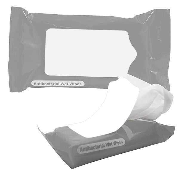 Custom Tek-Wipes Antibacterial Wet Wipes In Pouch (Q663911) - Wipes ...