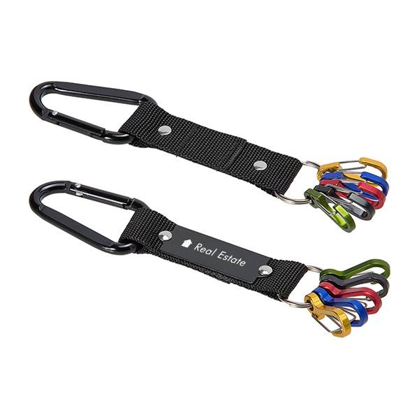 Custom Aluminum Carabiner Strap With Color-Code Key Clips (Q674322 ...