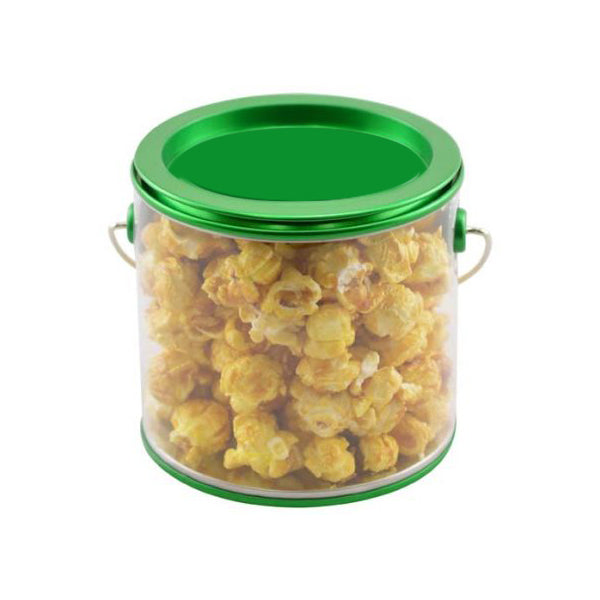 Custom Caramel Popcorns in Tin Pail (Q675511) - Popcorn with Logo ...